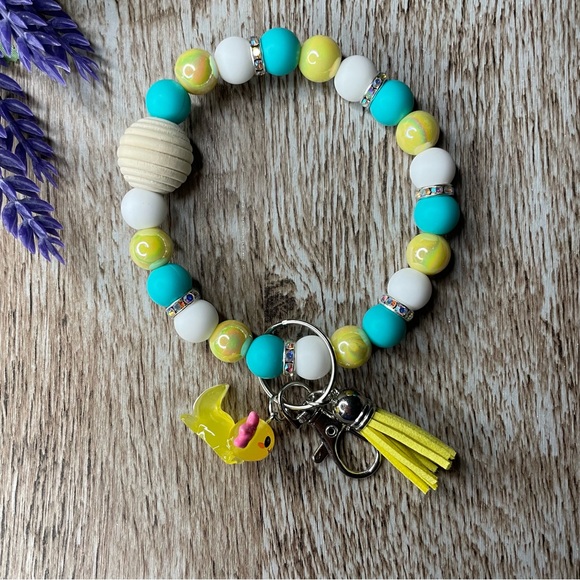 Hand Crafted | Jewelry | Wristlet Axolotl Keychain Artisan Silicone ...